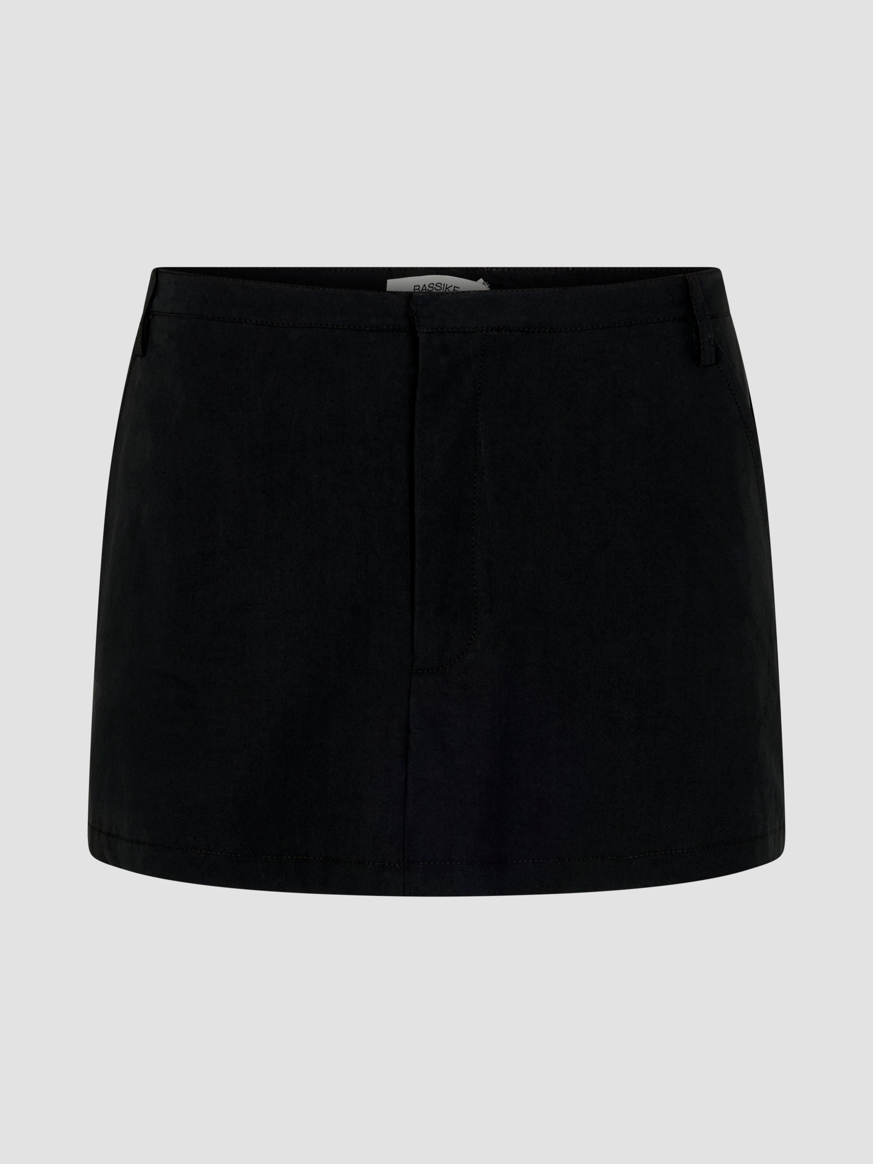 Crushed Cotton Mini Skort – BASSIKE