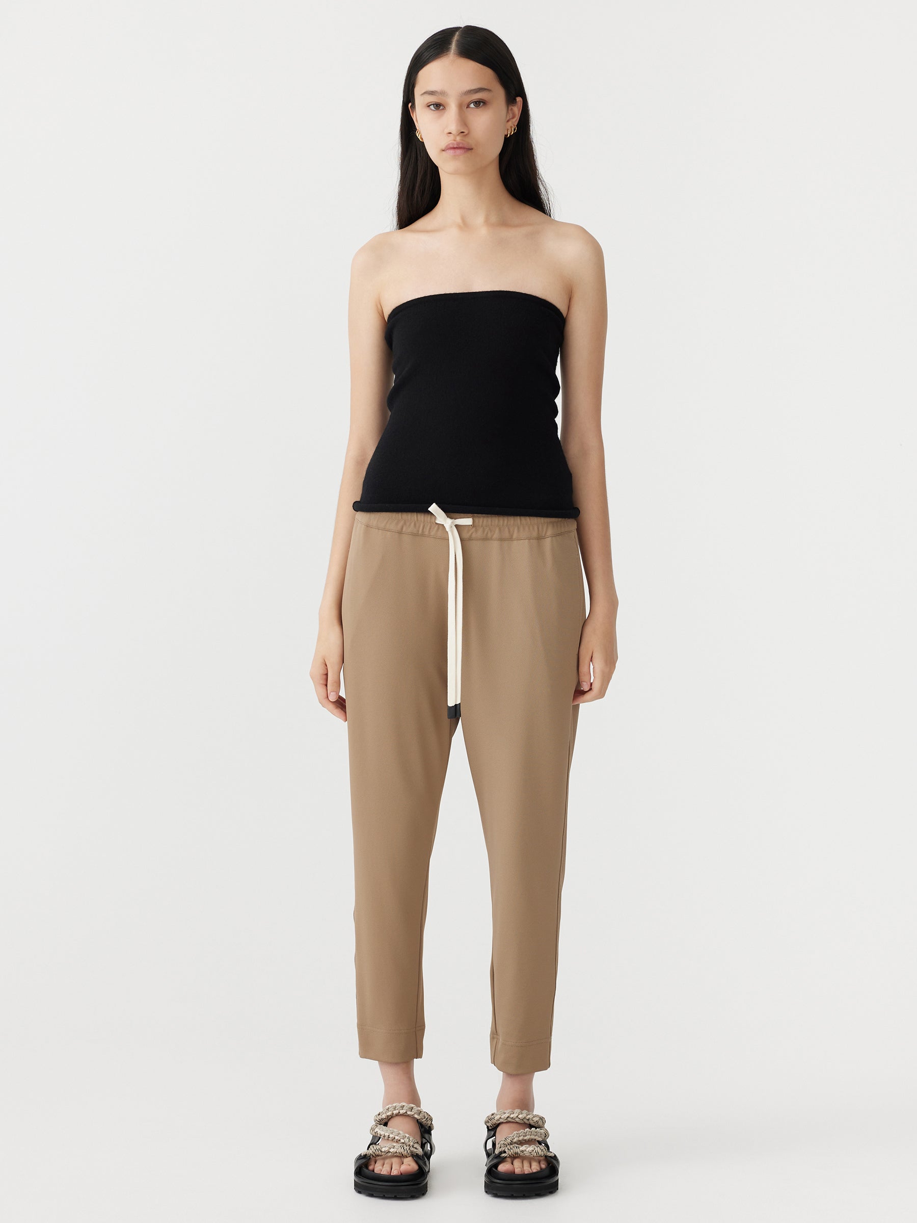 stretch twill tapered pant