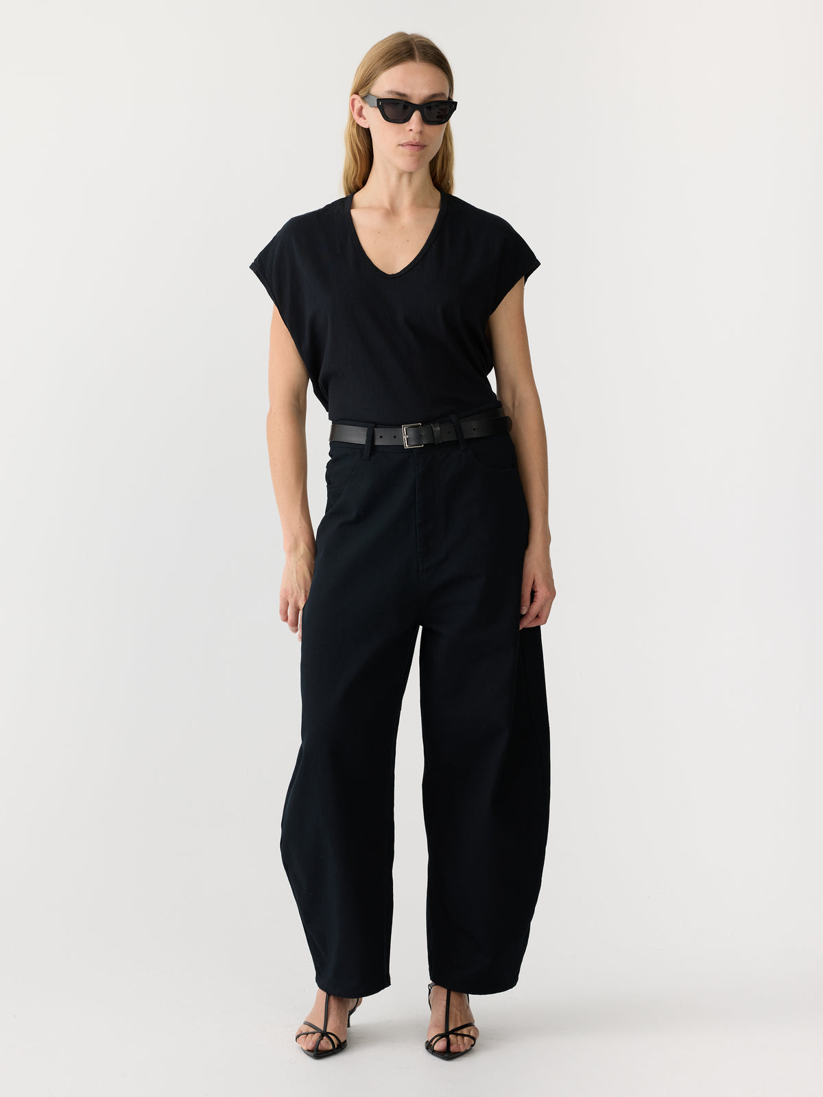 fine bind scoop neck tank