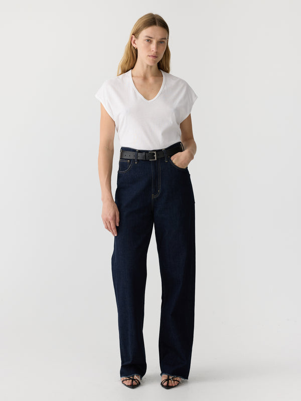 fine bind scoop neck tank